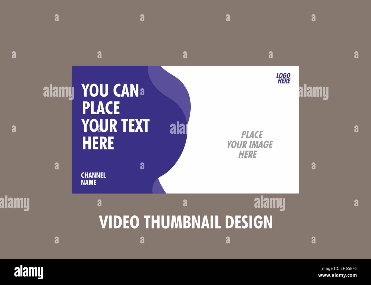 Colorful and unique video thumbnail design Stock Vector Image & Art - Alamy