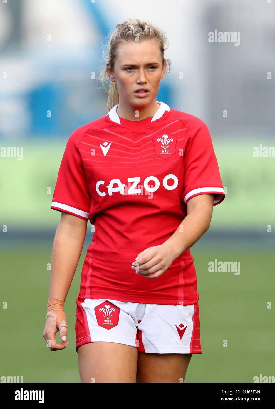 Wales' Megan Webb during the Autumn International match at Cardiff Arms ...