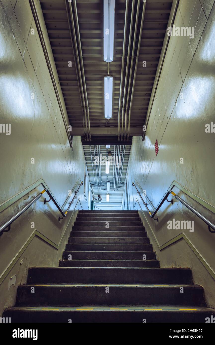 Underground passage at a train station Stock Photo - Alamy