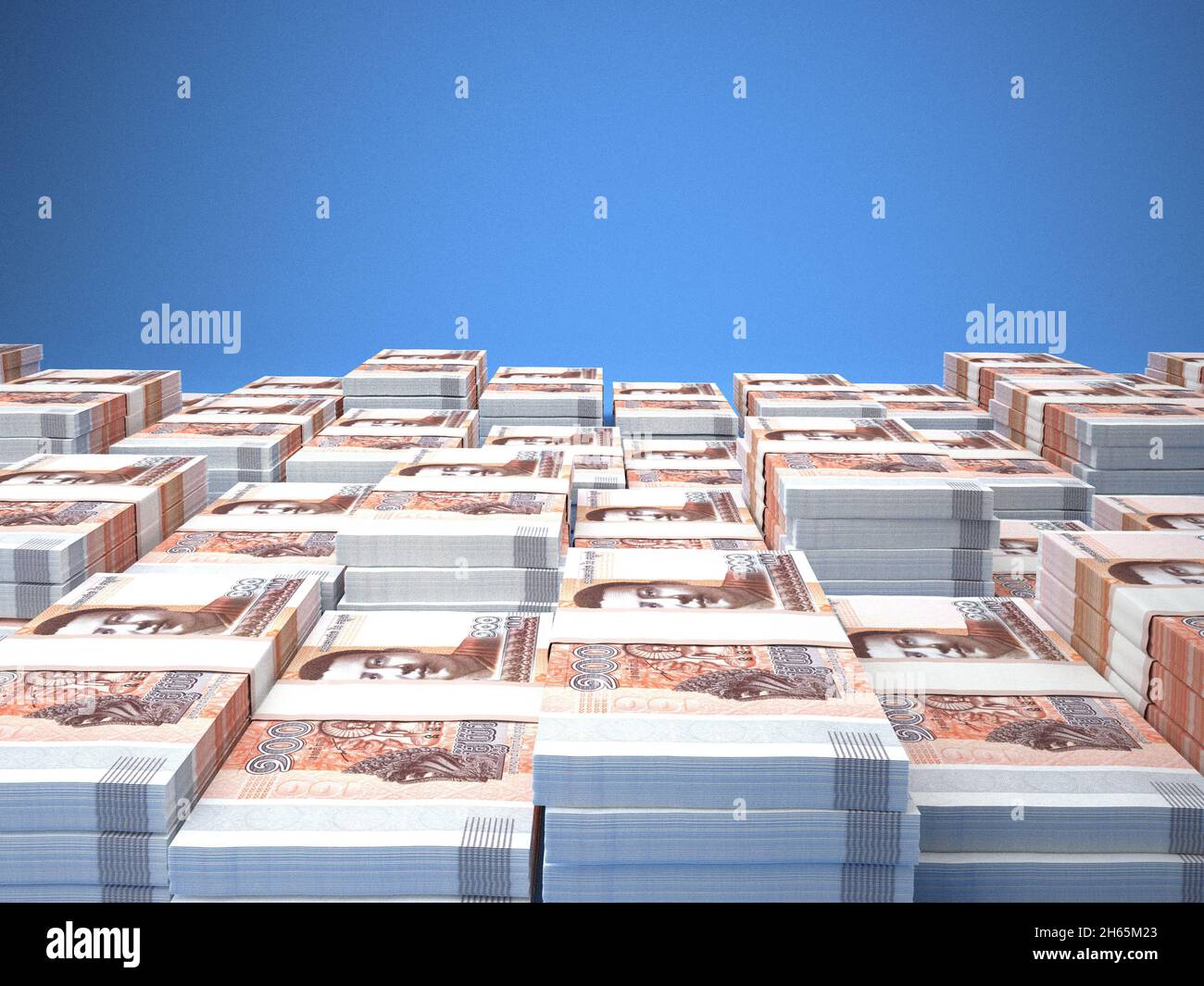 Money of Cambodia. Riels bills. KHR banknotes. 100 Khmer. Business ...