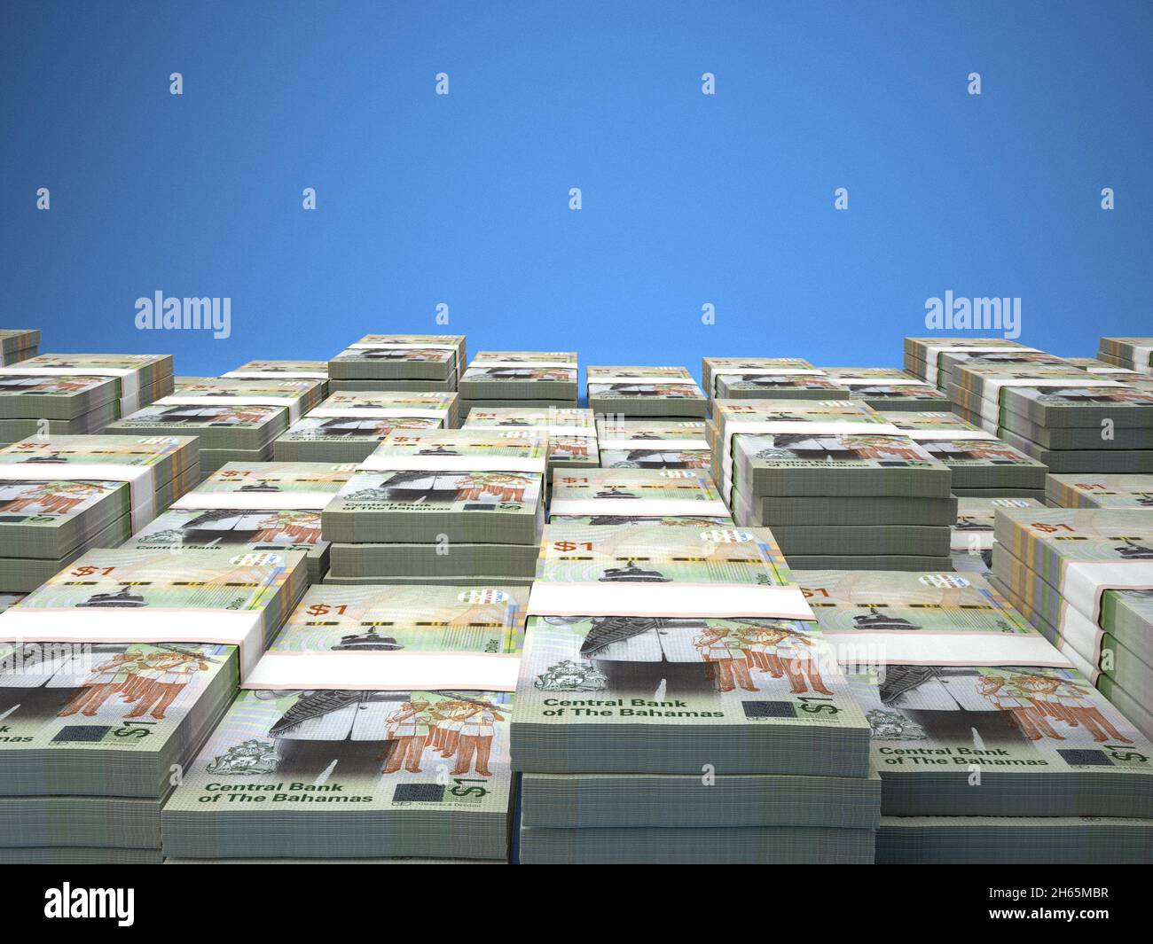 Money of Bahamas. Bahamas dollar bills. BSD banknotes. 20 dollars ...