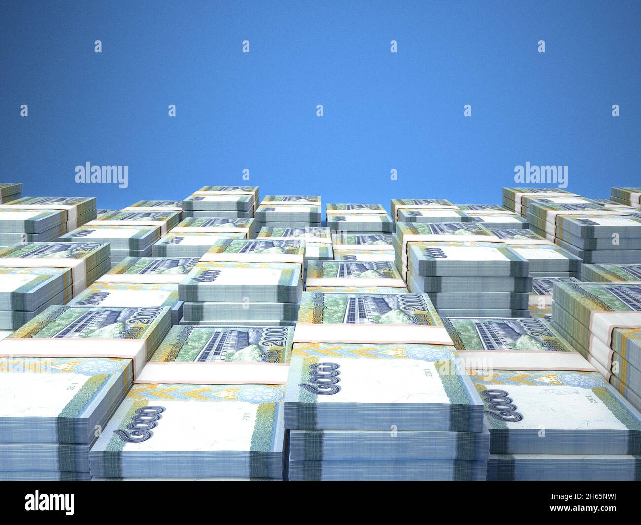 Money of Laos. Kik bills. LAK banknotes. 2000 Lao. Business, finance ...