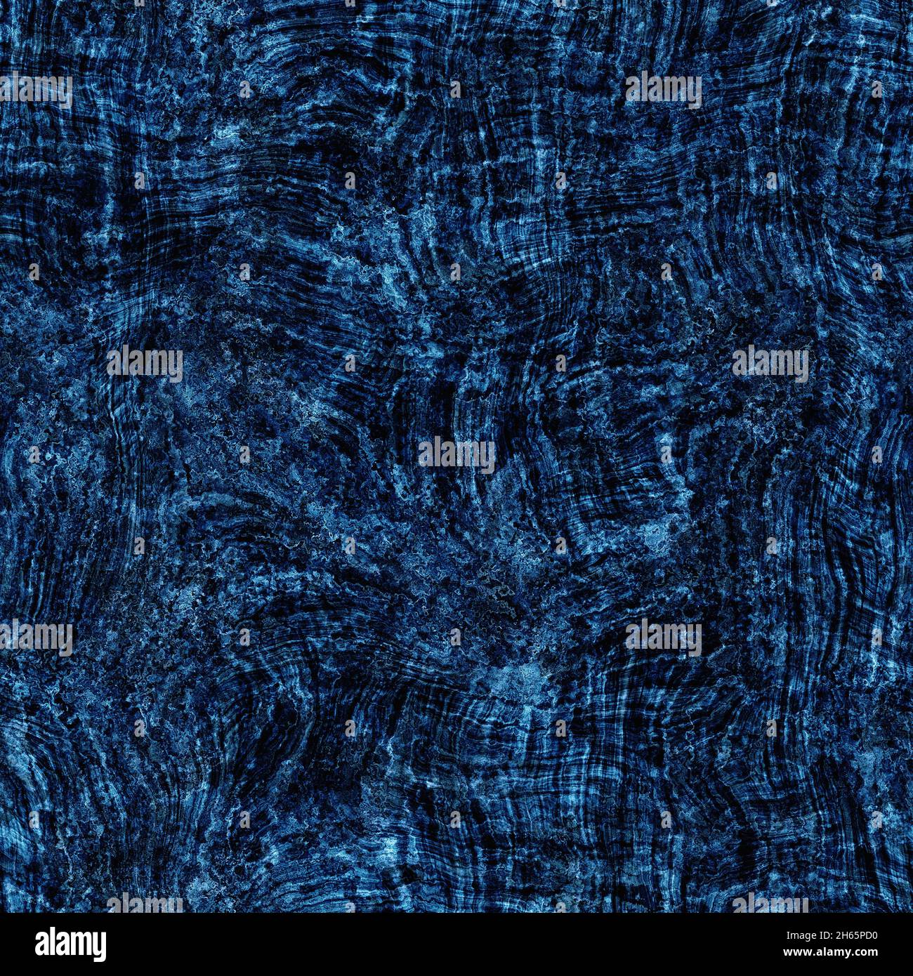 Seamless indigo block print texture on navy blue woven effect ...