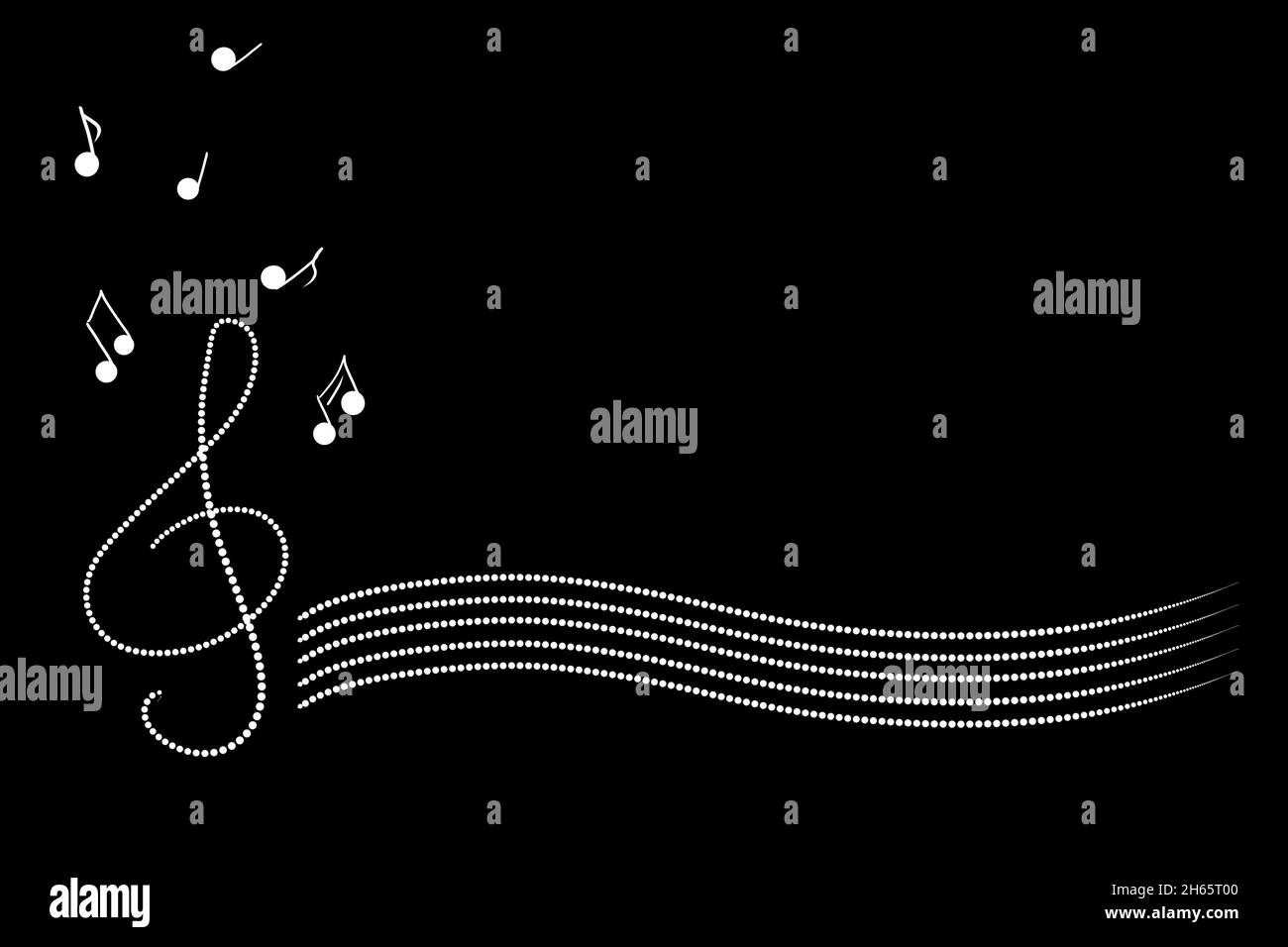 Treble lines Black and White Stock Photos & Images - Alamy