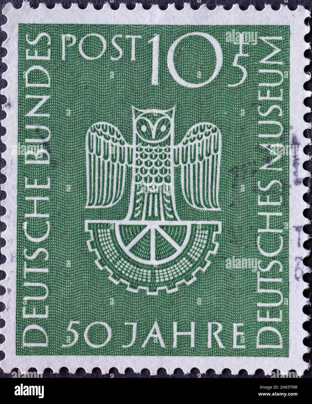 GERMANY - CIRCA 1954: a postage stamp printed in Germany showing an ...