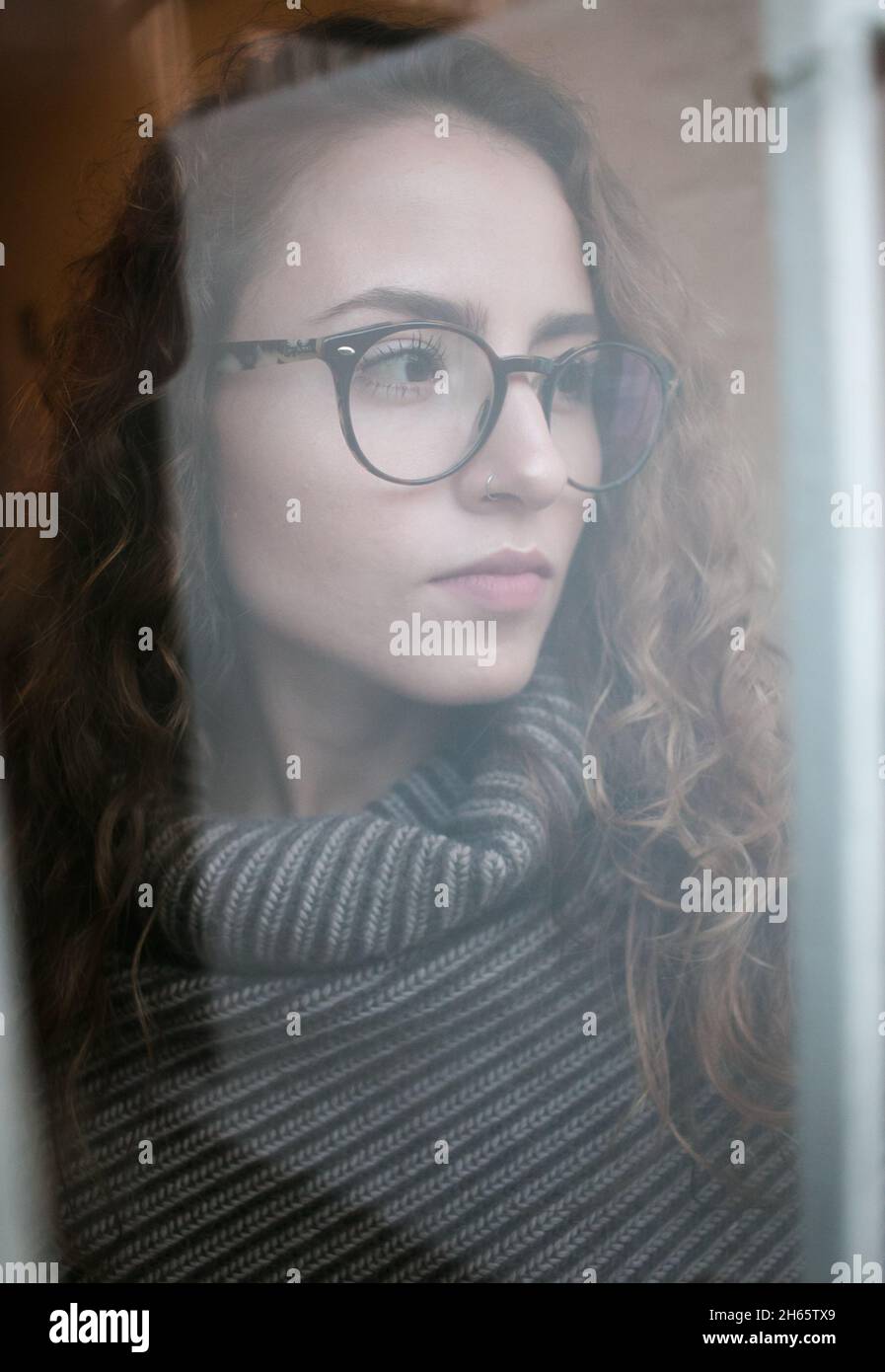 Female gazing hi-res stock photography and images - Alamy