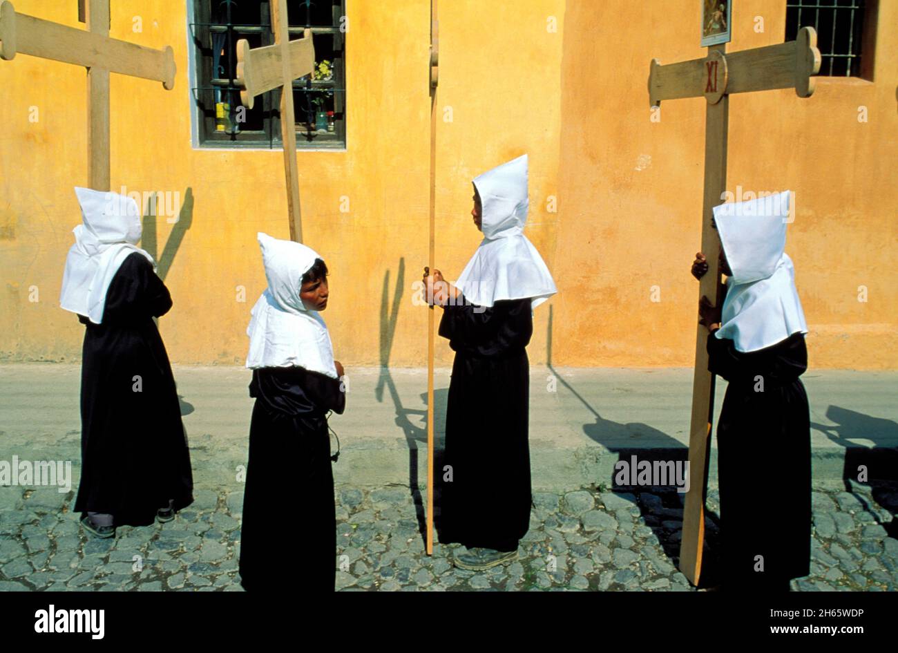 Guatemala, Antigua, Easter, Procession of the Holy week Stock Photo - Alamy