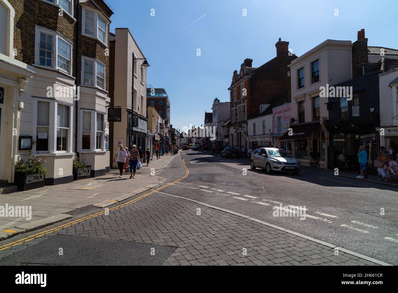 High Street, Whitstable Stock Photo - Alamy