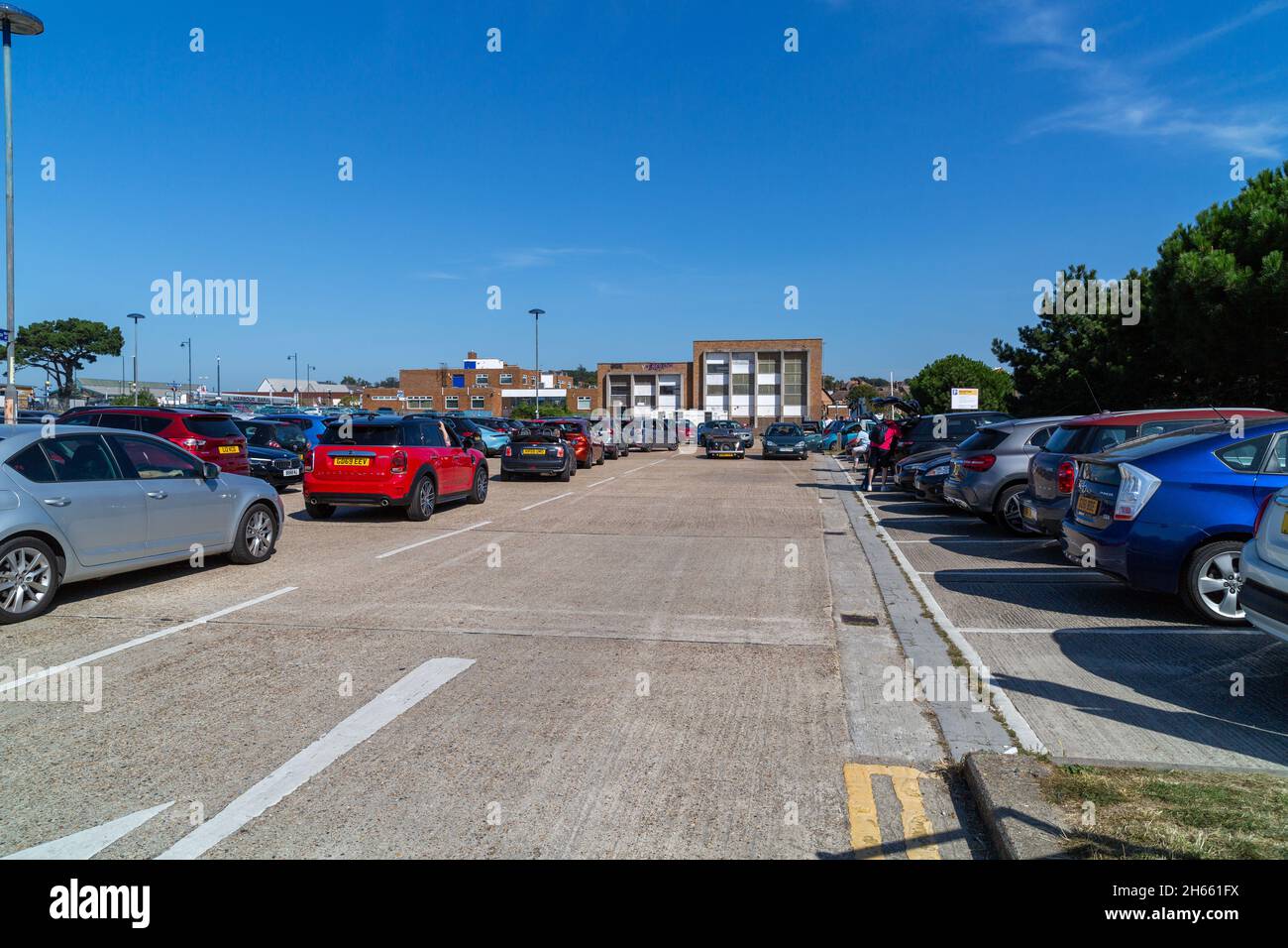 Gorrell Tank Car Park Whitstable Stock Photo - Alamy