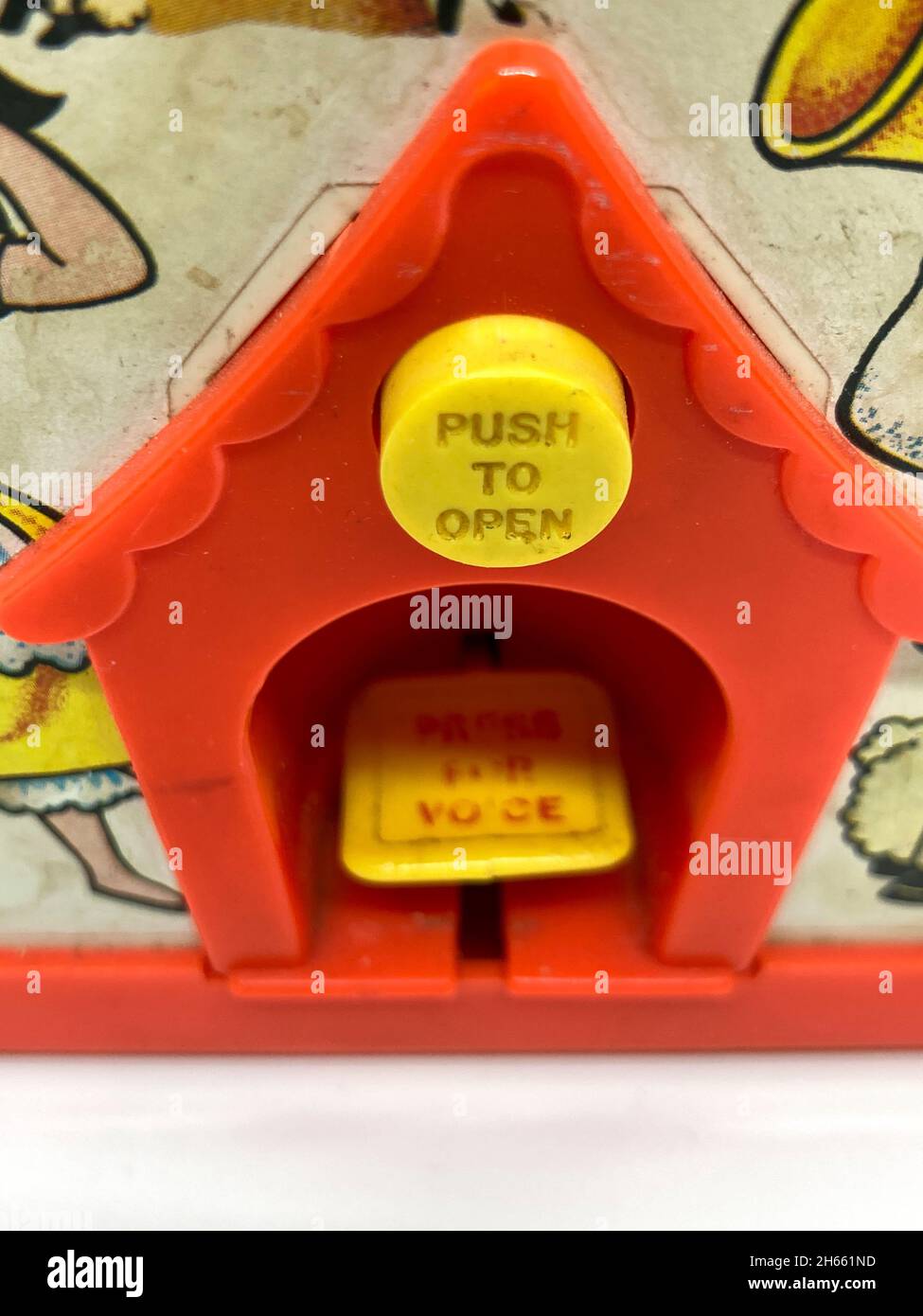 1970s Fisher Price Jack puppet in a box toy Stock Photo - Alamy