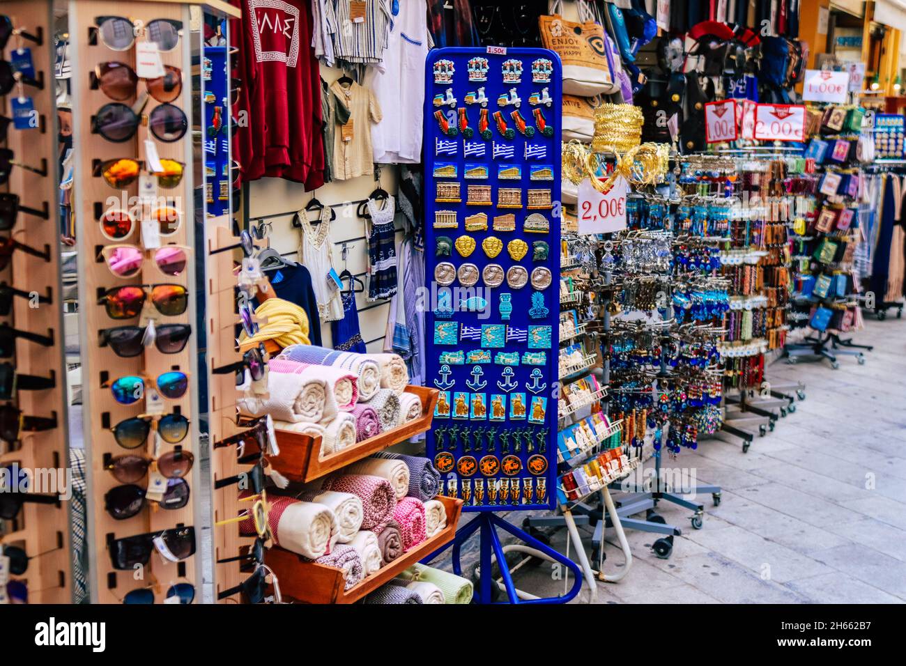 Athens, Greece - November 09, 2021 Closeup of traditional decorative ...