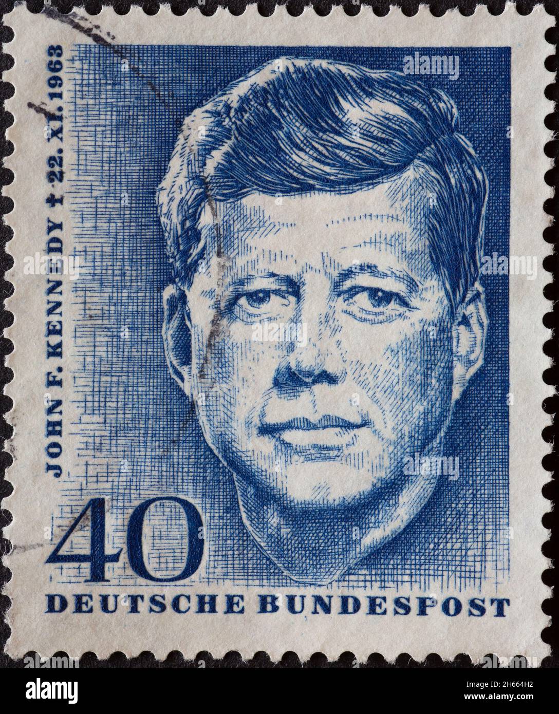 GERMANY - CIRCA 1964: a postage stamp printed in Germany showing an ...