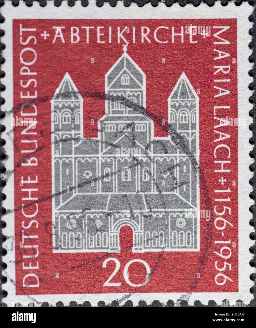 GERMANY - CIRCA 1956: a postage stamp printed in Germany showing the ...