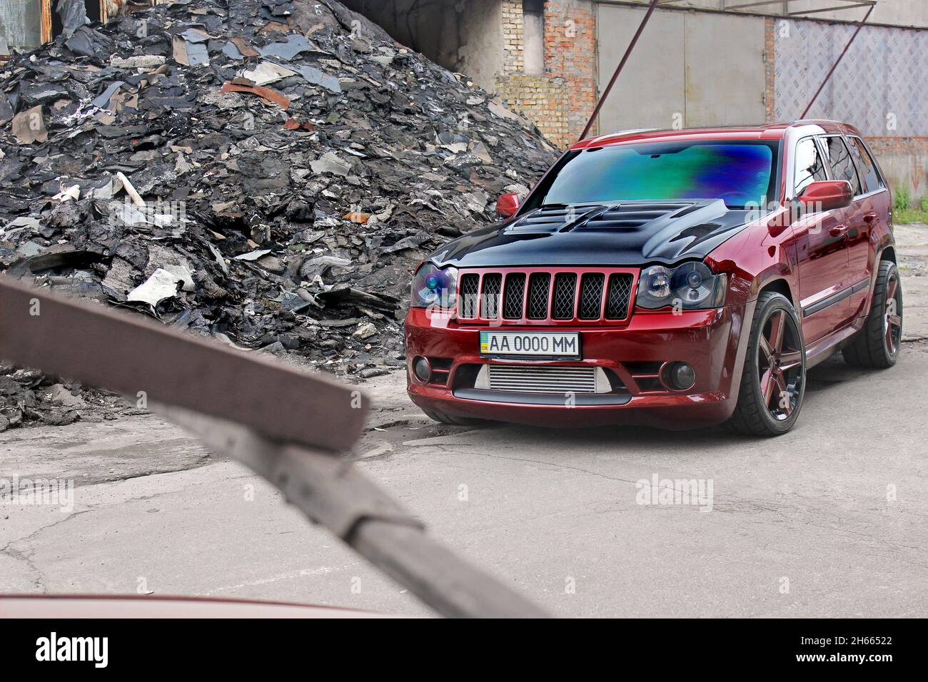 Kiev, Ukraine - September 8, 2013: Jeep Grand Cherokee SRT8 Stock Photo ...