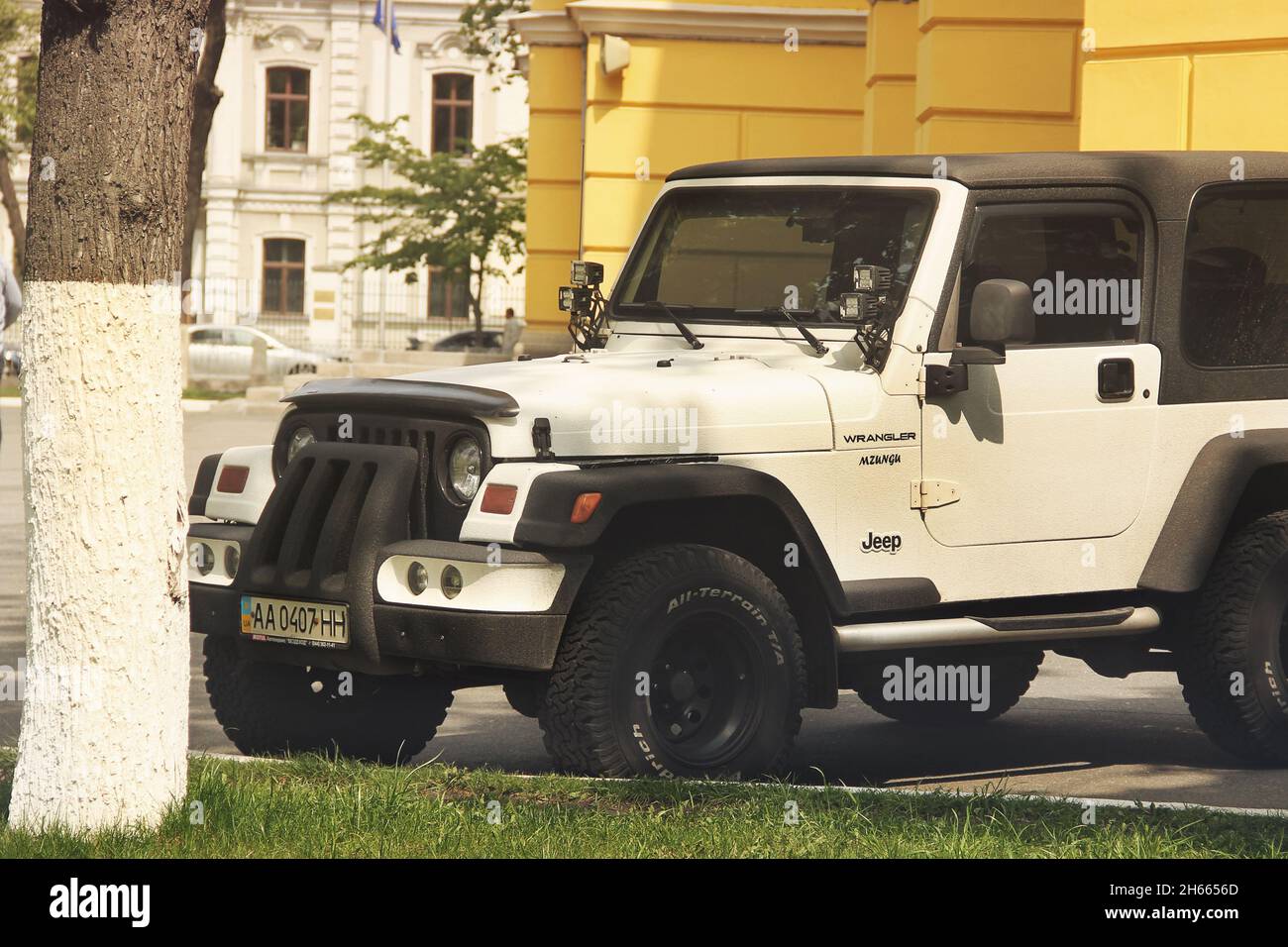 Wrangler jeep engine hi-res stock photography and images - Alamy