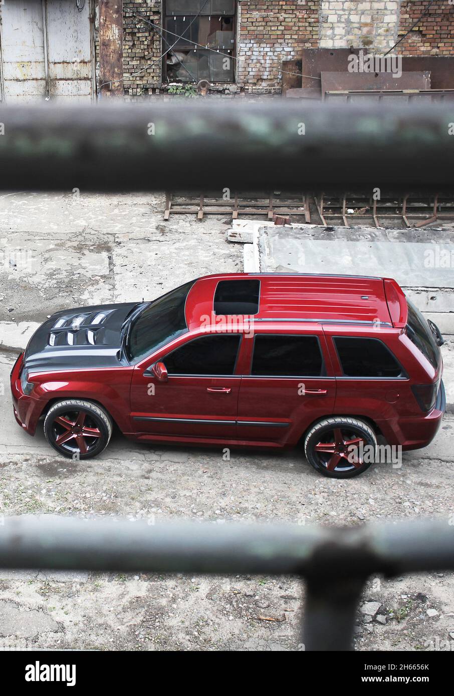 Kiev, Ukraine - September 8, 2013: Jeep Grand Cherokee SRT8 Stock Photo ...