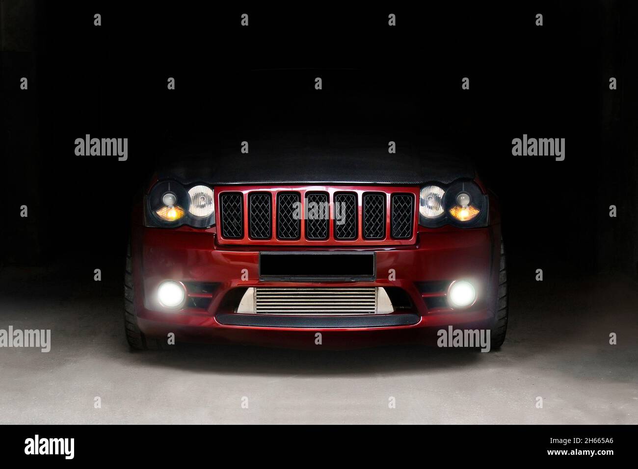 Kiev, Ukraine - September 8, 2013: Jeep Grand Cherokee SRT8 in the ...