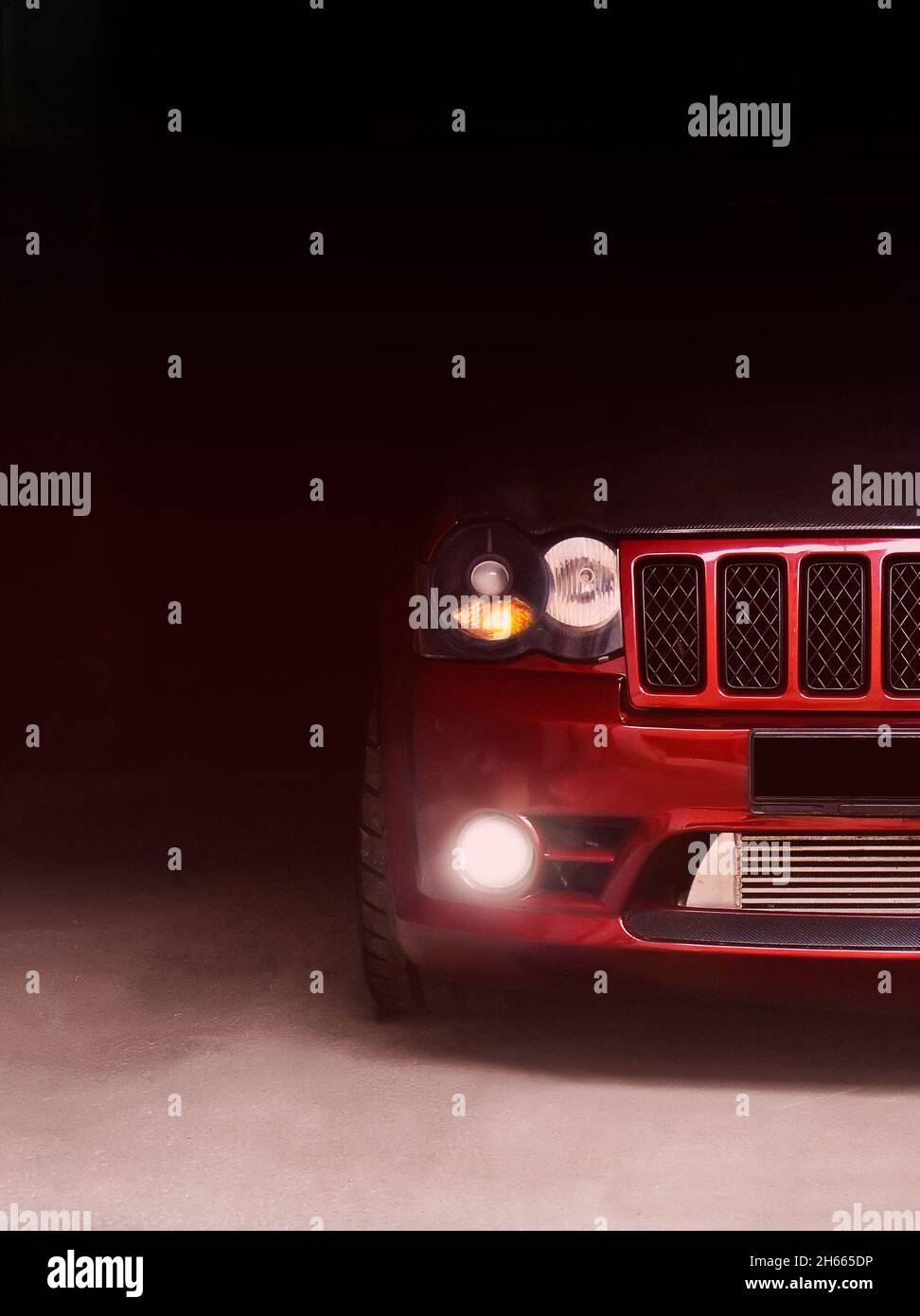 Kiev, Ukraine - September 8, 2013: Jeep Grand Cherokee SRT8 in the ...
