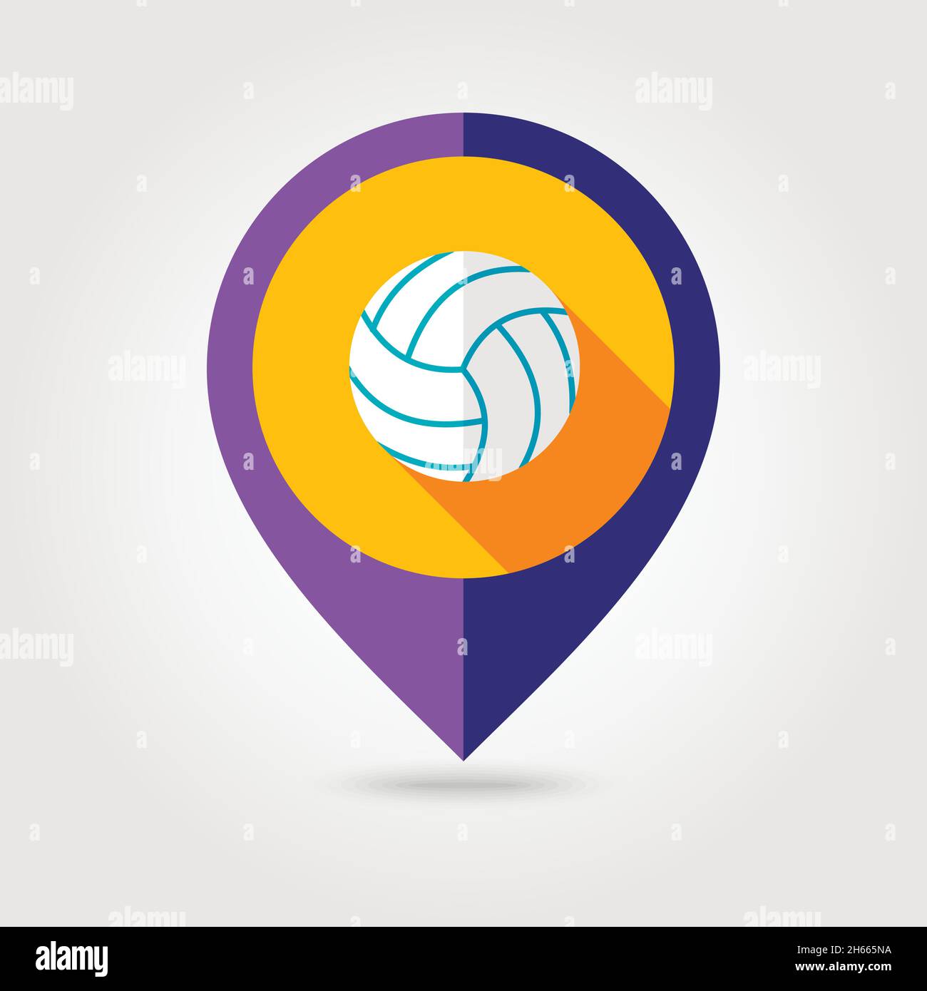 Volleyball game map hi-res stock photography and images - Alamy
