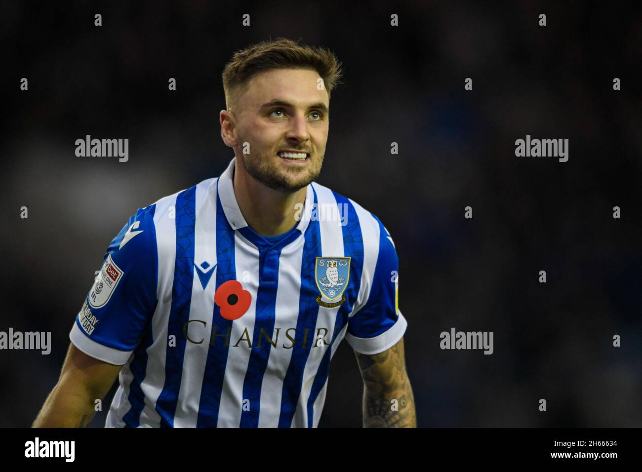 Lewis Wing #26 of Sheffield Wednesday in action during the game Stock ...