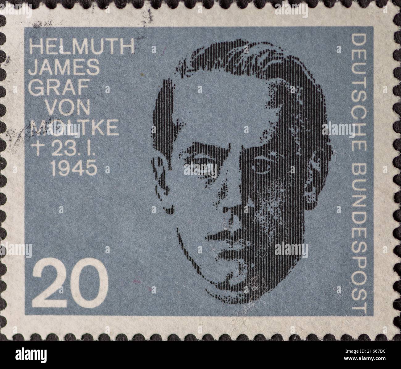 GERMANY - CIRCA 1964: a postage stamp showing a portrait of XXX who was ...