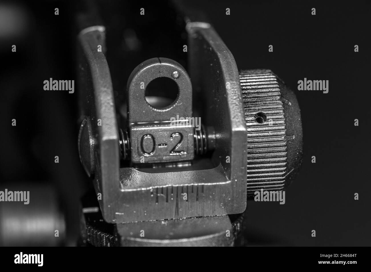 AR15 Rifle Sight Stock Photo - Alamy