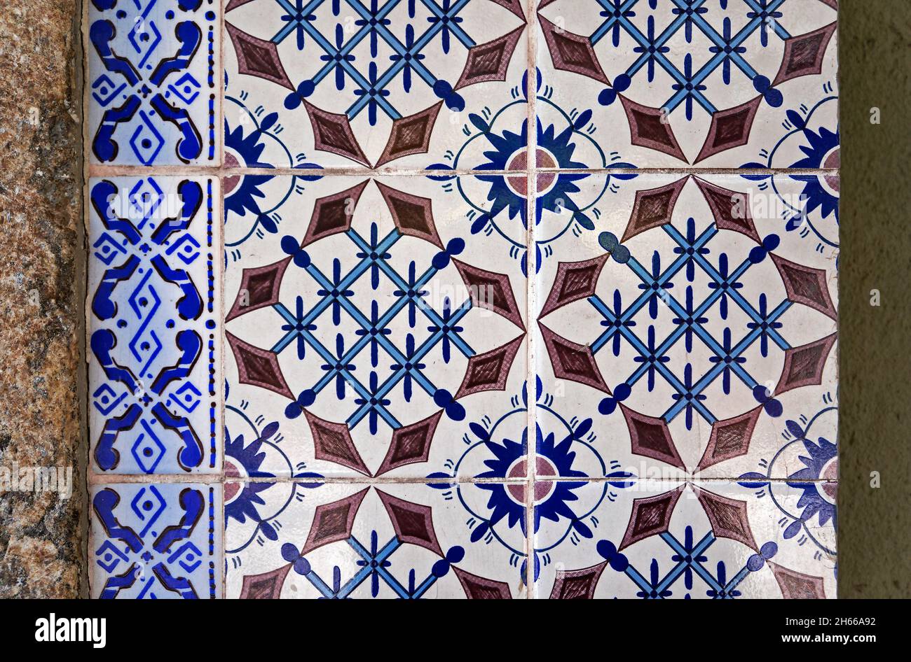 Vintage tiles pattern in Rio de Janeiro, Brazil Stock Photo - Alamy