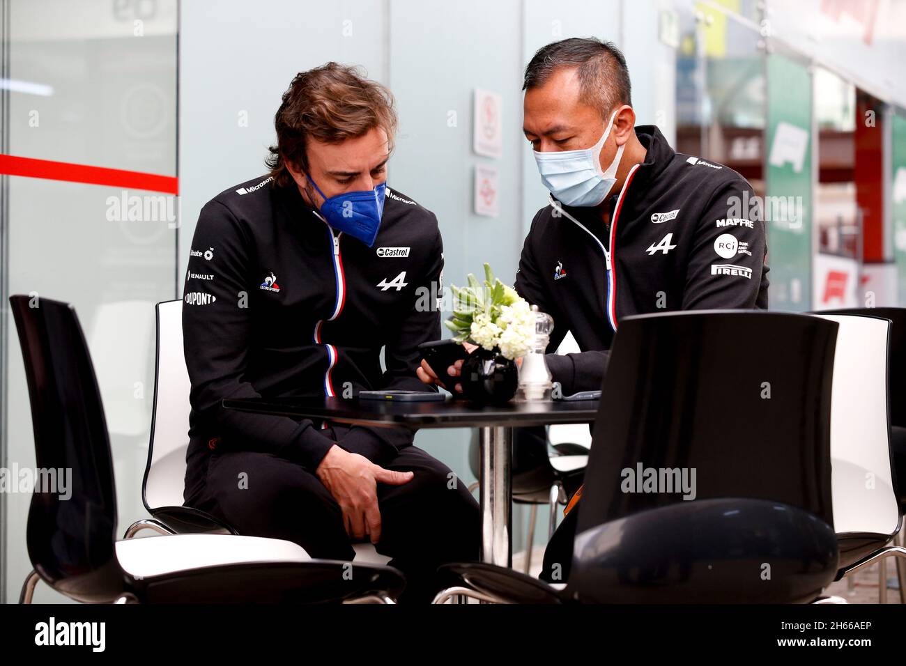 ALONSO Fernando (spa), Alpine F1 A521, portrait during the Formula 1 ...