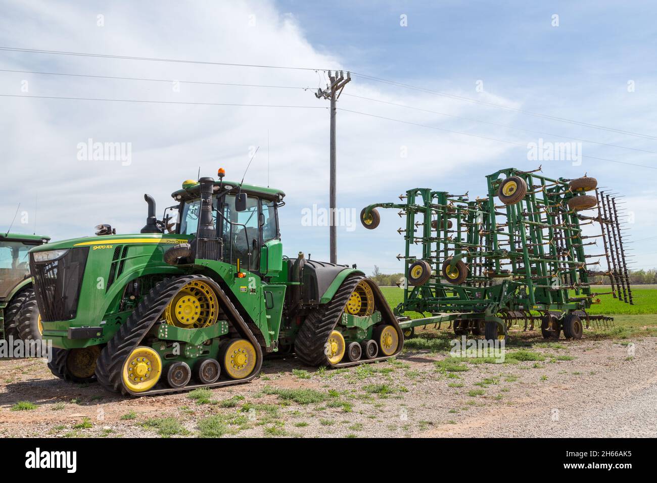 John Deere Quadtrac Tractor Stock Photo - Alamy