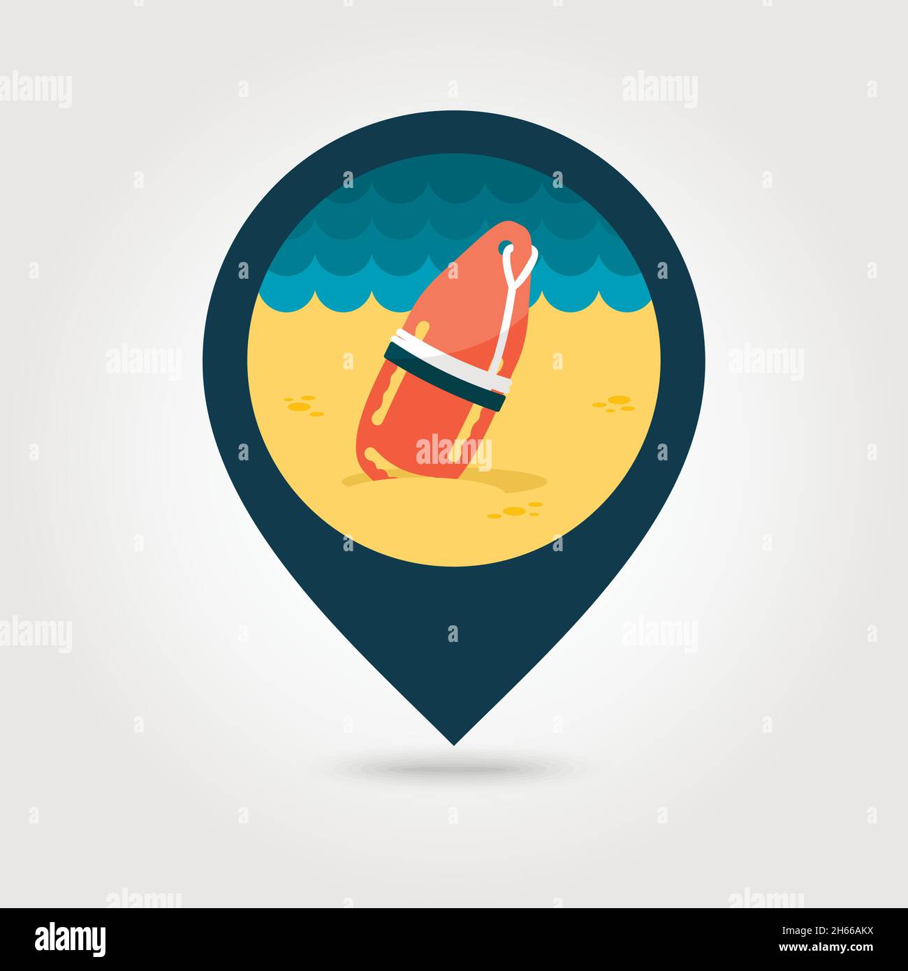 Support, help and assistance with torpedo rescue lifeguard buoy vector ...