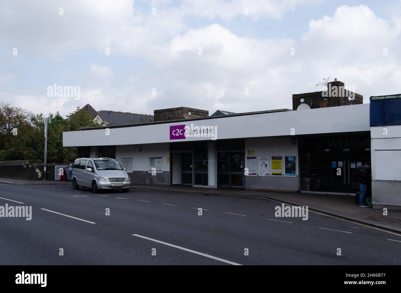 Upminster train station is the last stop on the district line, and also ...