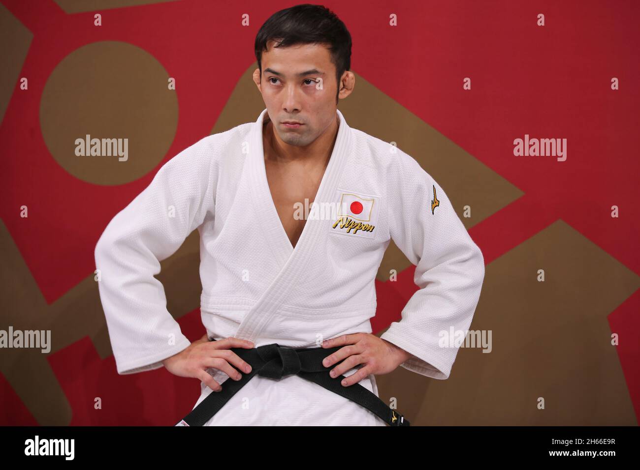JULY 24th, 2021 - TOKYO, JAPAN: TAKATO Naohisa of Japan ahead of the Judo Men -60 kg semifinal ...