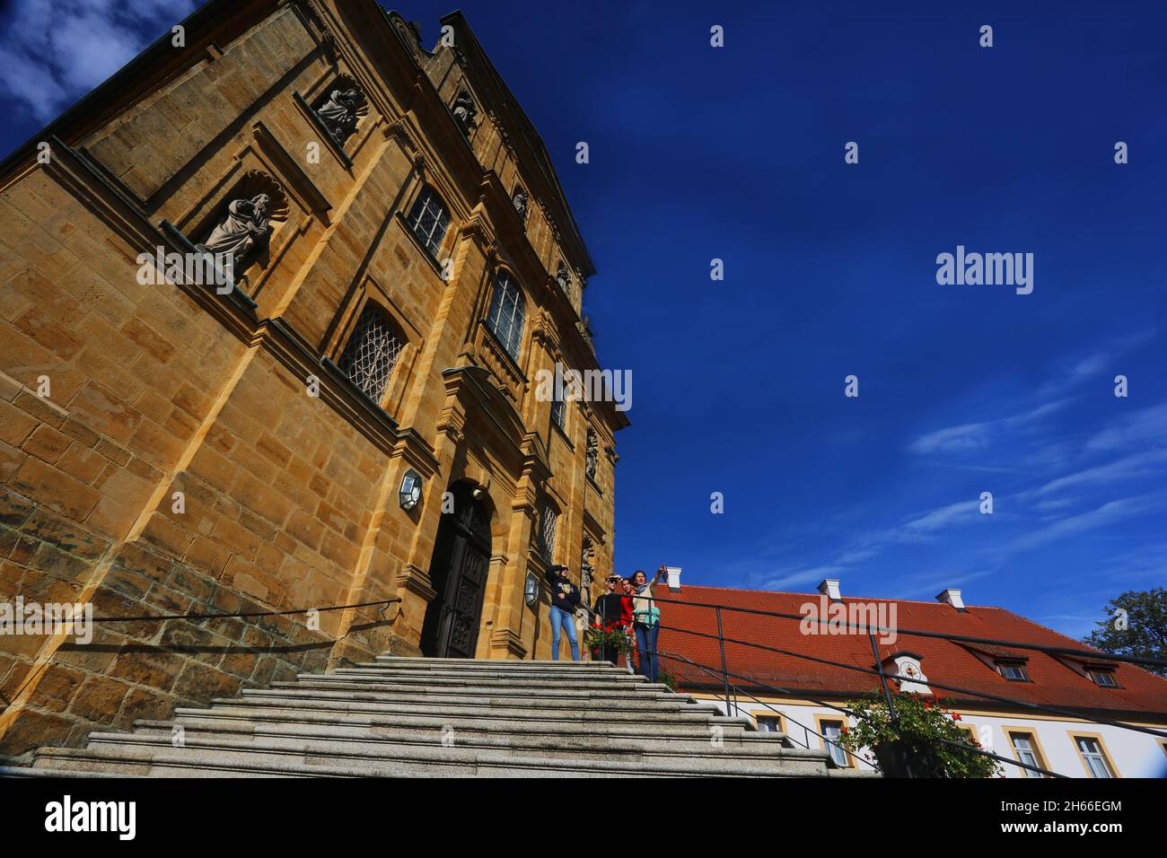 Wallfahrtskirche, Barockkirche, Amberg, ;Maria Hilf, Kirche, Bergkirche, Kirchturm in der ...