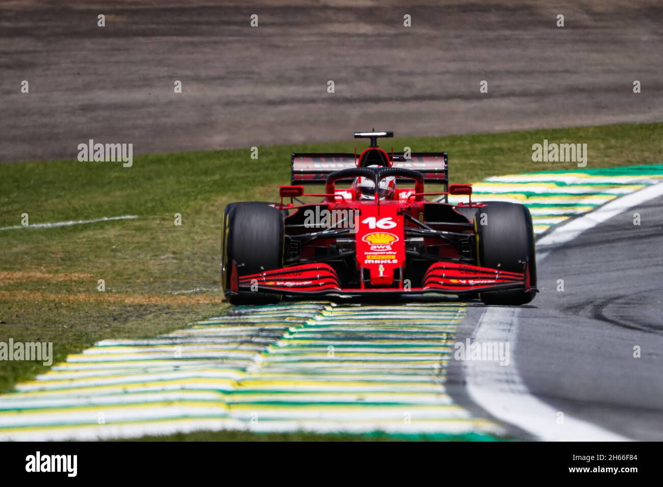 16 LECLERC Charles (mco), Scuderia Ferrari SF21, action during the Formula 1 Heineken Grande ...