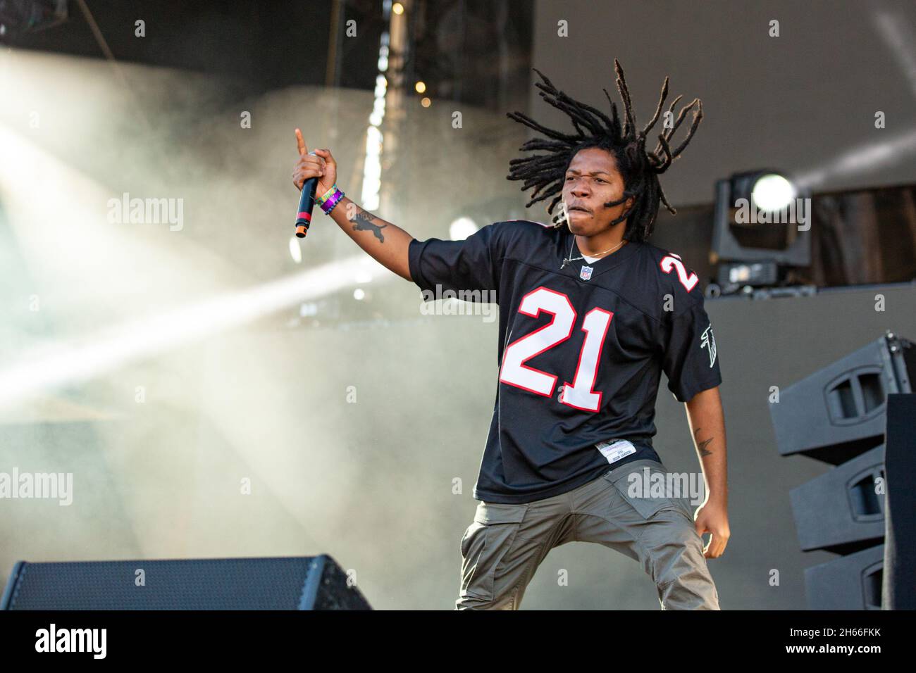 Rapper Kenny Mason during the Day N Vegas Music Festival on November 12 ...