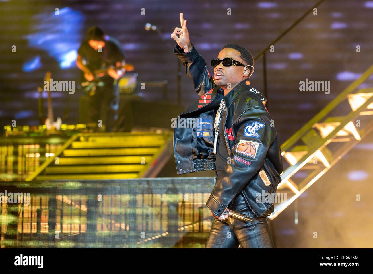 Las Vegas, USA. 12th Nov, 2021. Roddy Ricch (Rodrick Wayne Moore Jr ...