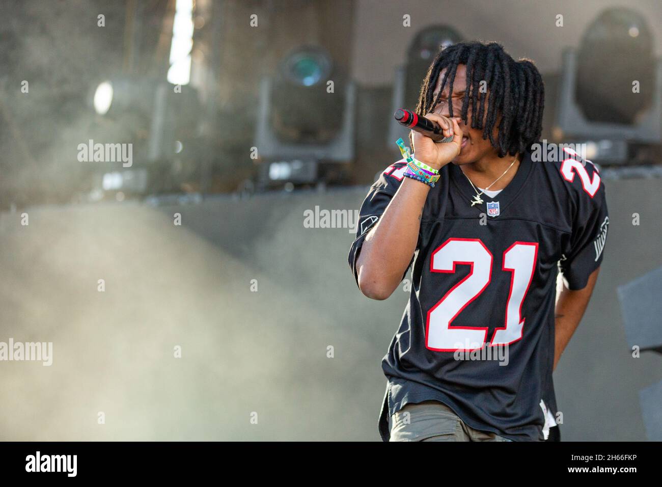 Rapper Kenny Mason during the Day N Vegas Music Festival on November 12 ...