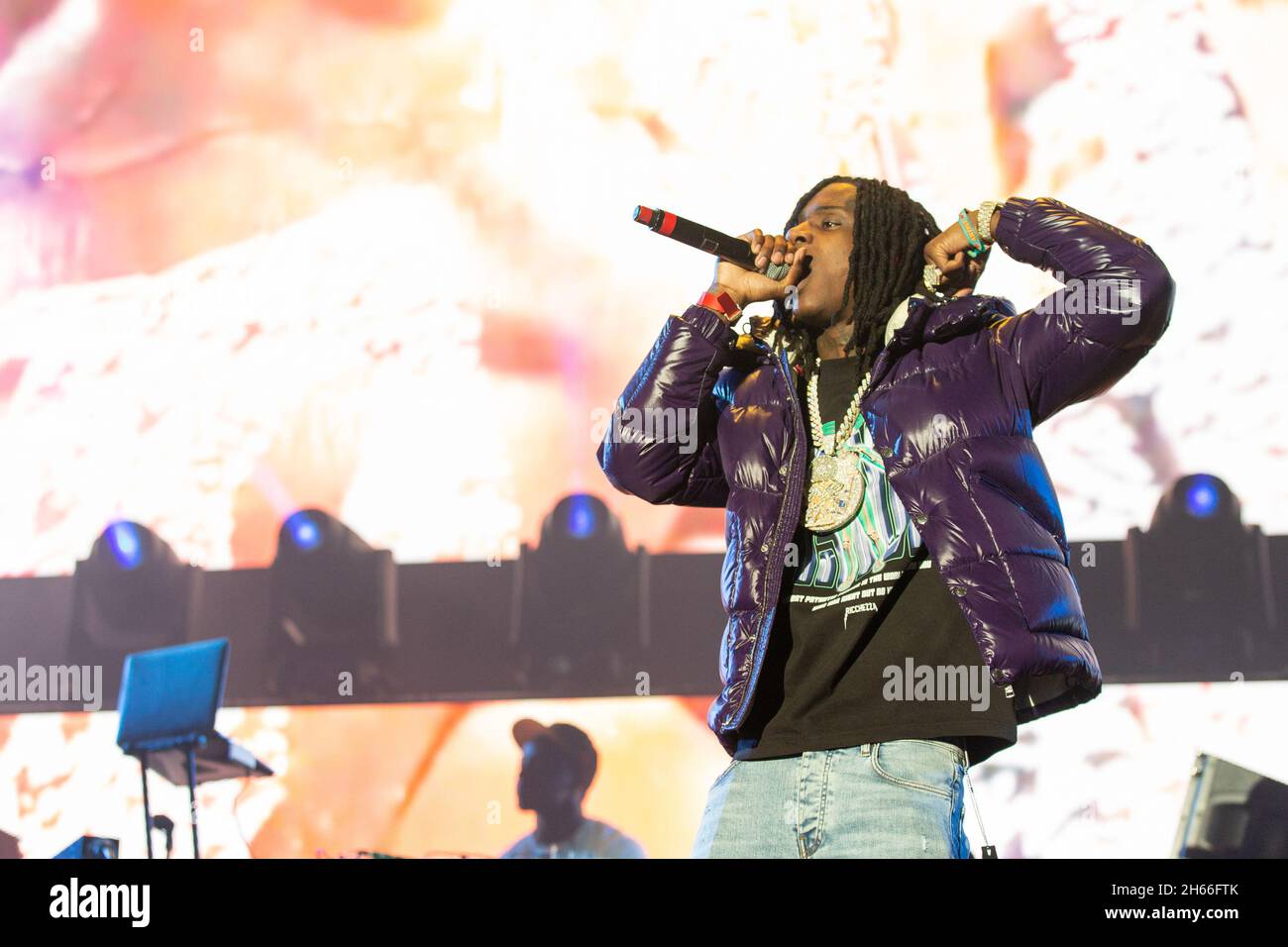 Las Vegas, USA. 12th Nov, 2021. Polo G (Taurus Tremani Bartlett) during ...