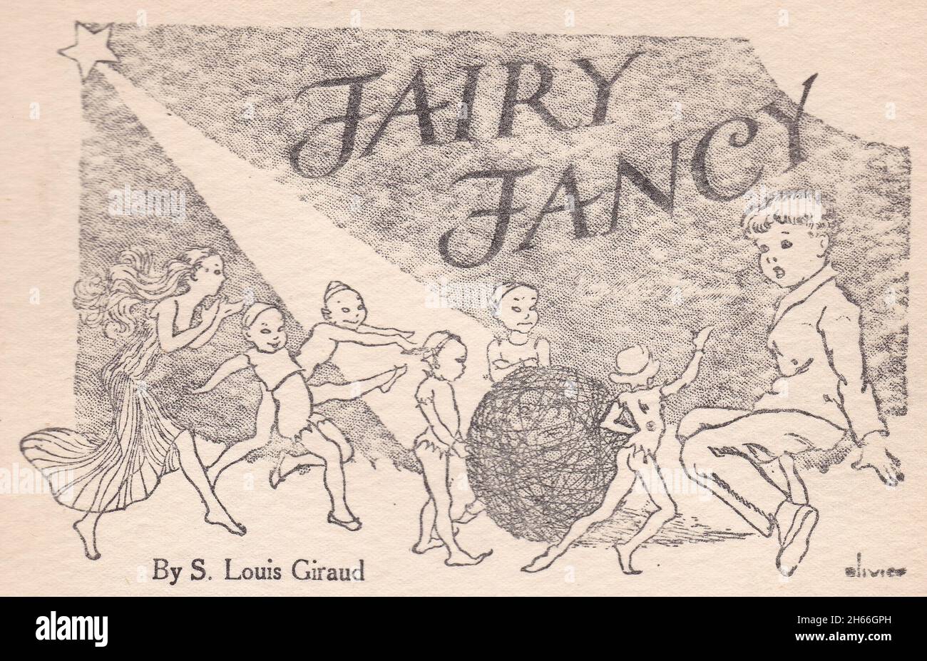 Daily Express Children's Annual 1930s - Story Illustration 'Fairy Fancy ...