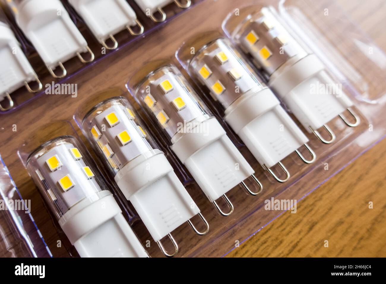 LED light to save energy concept Stock Photo - Alamy