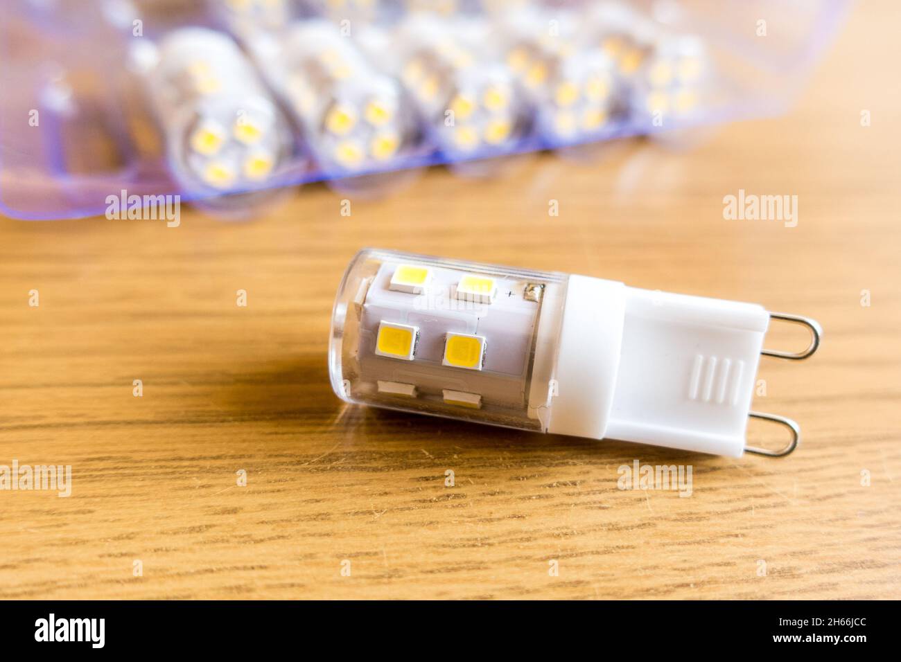 LED light to save energy concept Stock Photo - Alamy