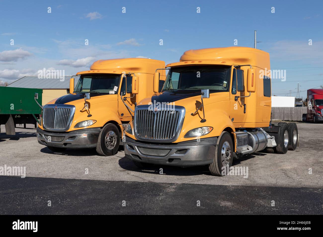 Ft. Wayne - Circa November 2021: Navistar International Semi Tractor ...