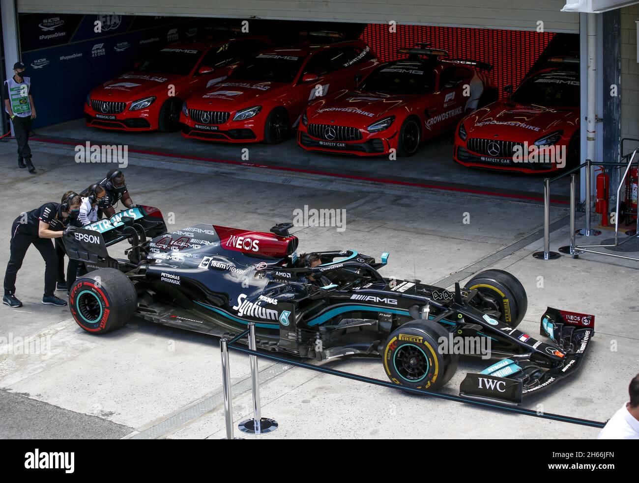 44 HAMILTON Lewis (gbr), Mercedes AMG F1 GP W12 E Performance and the ...