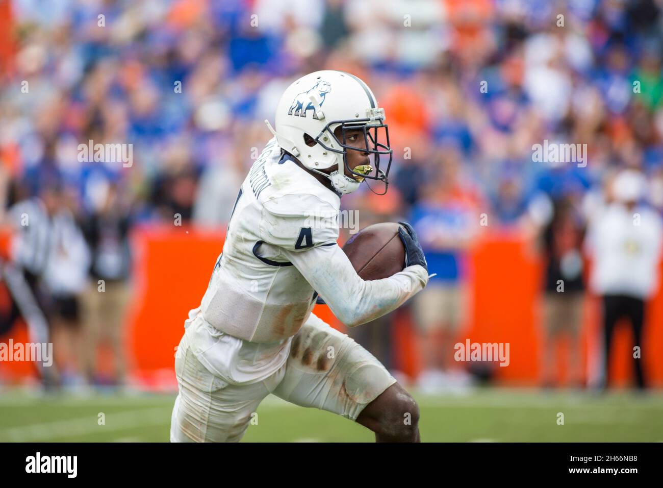 November 13, 2021: Samford Bulldogs wide receiver Montrell Washington ...