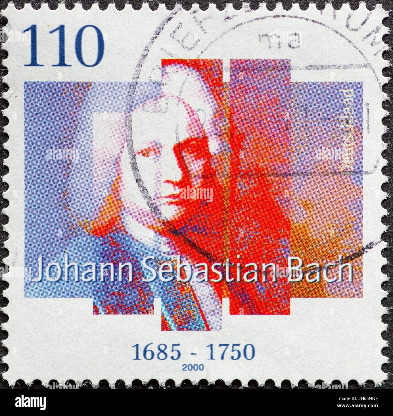 GERMANY - CIRCA 2000: a postage stamp from Germany, showing a portrait ...