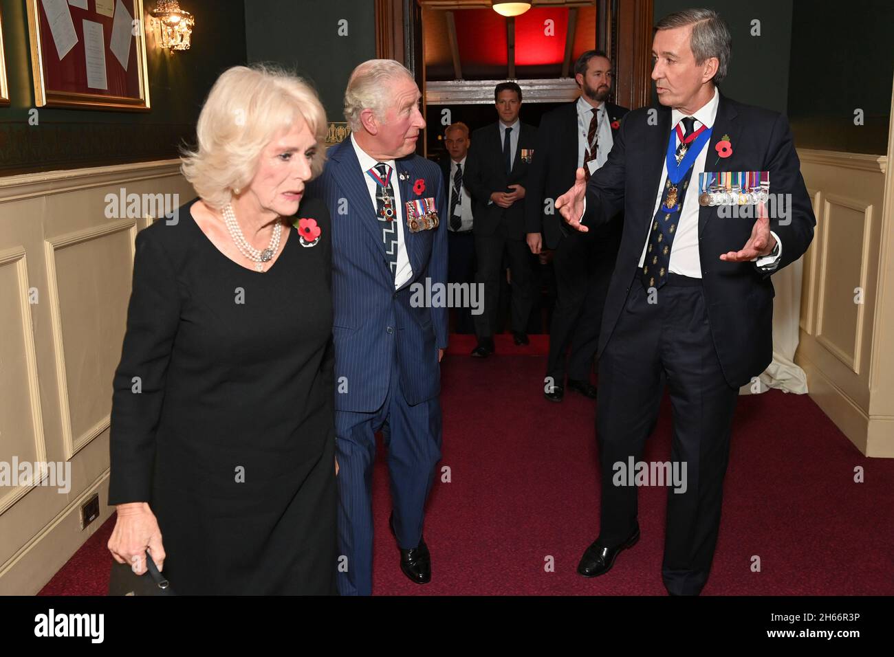 The Prince of Wales and Duchess of Cornwall, arrive for the annual ...