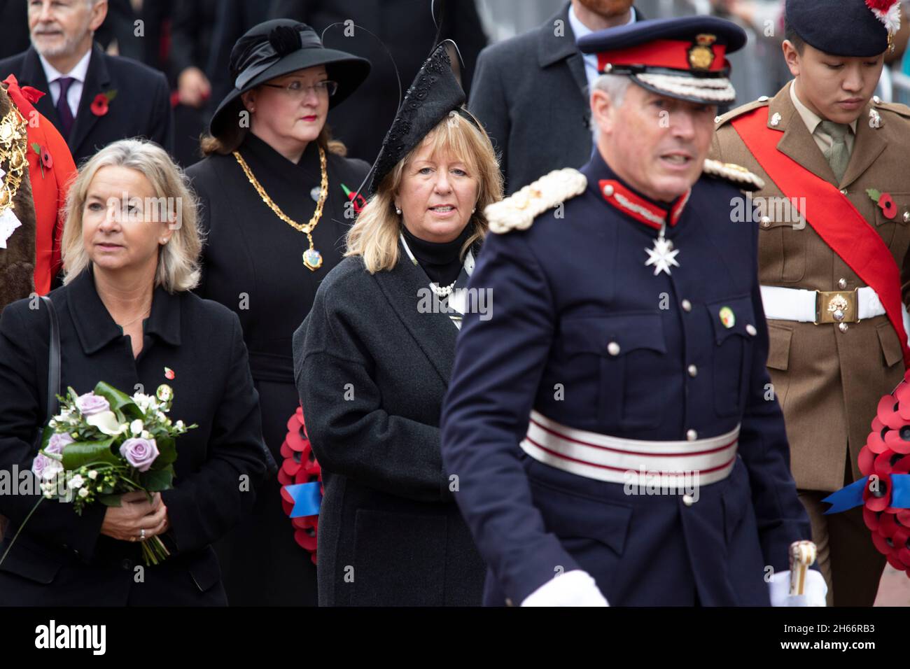 The 100th Bedworth armistice parade taking place on November 11th 2021 ...
