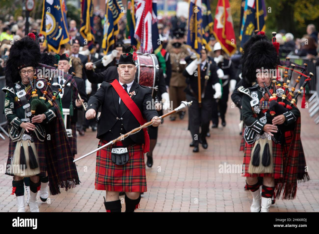 The 100th Bedworth armistice parade taking place on November 11th 2021 ...