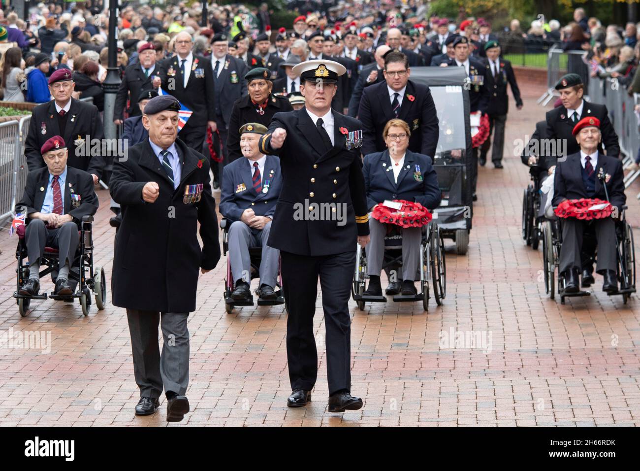 The 100th Bedworth armistice parade taking place on November 11th 2021 ...
