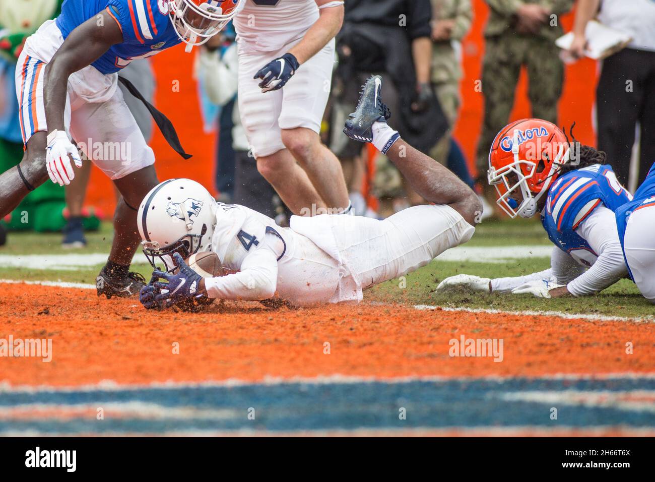 November 13, 2021: Samford Bulldogs wide receiver Montrell Washington ...